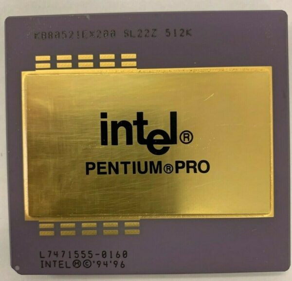 Intel Pentium Pro Ceramic Computer Processors Scrap - Ceramic Gold Scrap